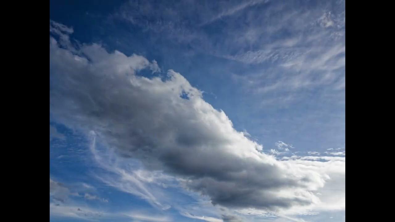 Clouds Time Lapse 4x Interpolation Youtube