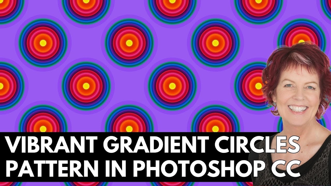 Seamless Repeating Patterns of Vibrant Gradient Circles in Photoshop ...