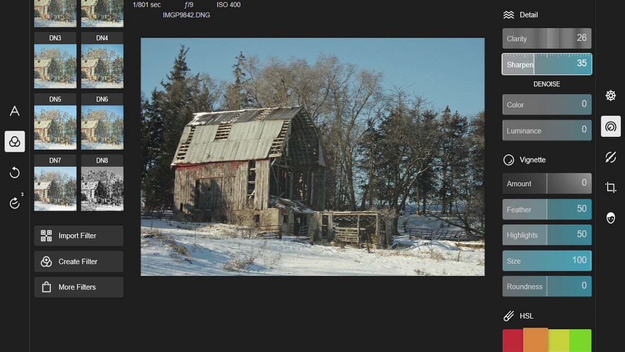 Polarr Windows 10 interface (no audio) - YouTube