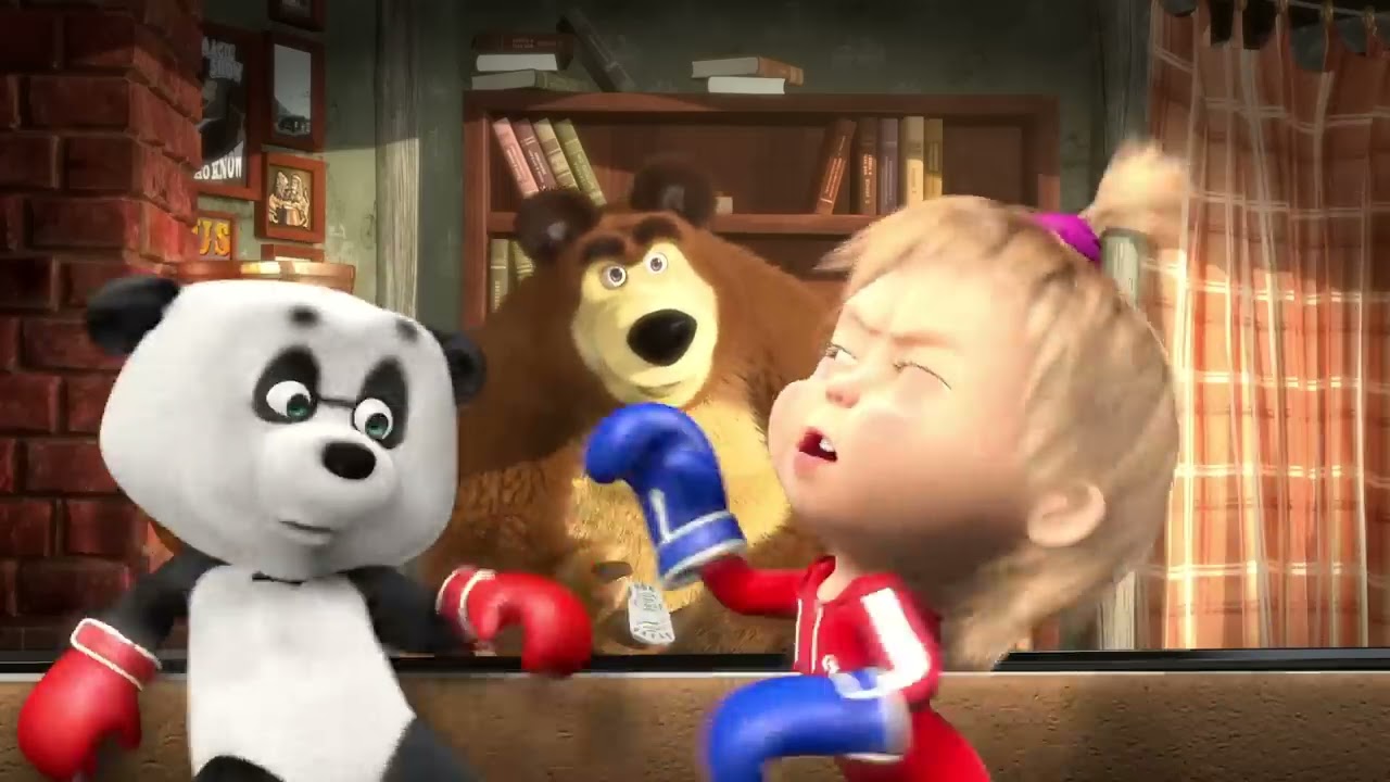 Masha y el Oso Castellano 🐻👧 El pequeño problema del oso🤏 Colección de ...