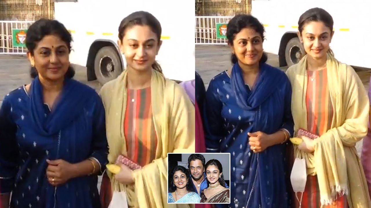 Actor Arjun Daughter Aishwarya and His Wife Visits Tirumala Temple ...