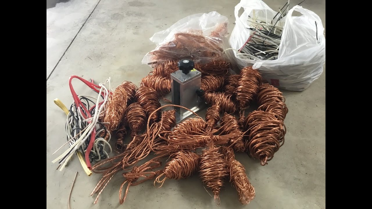 Scrapping copper wire. Should you buy a wire stripper? - YouTube