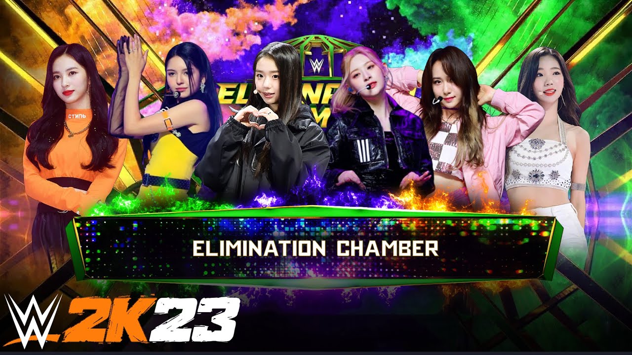 WWE 2K23 KPOP- |new roster| JIWON vs CHANTY vs KIM CHAEYEON vs SEEUN vs ...