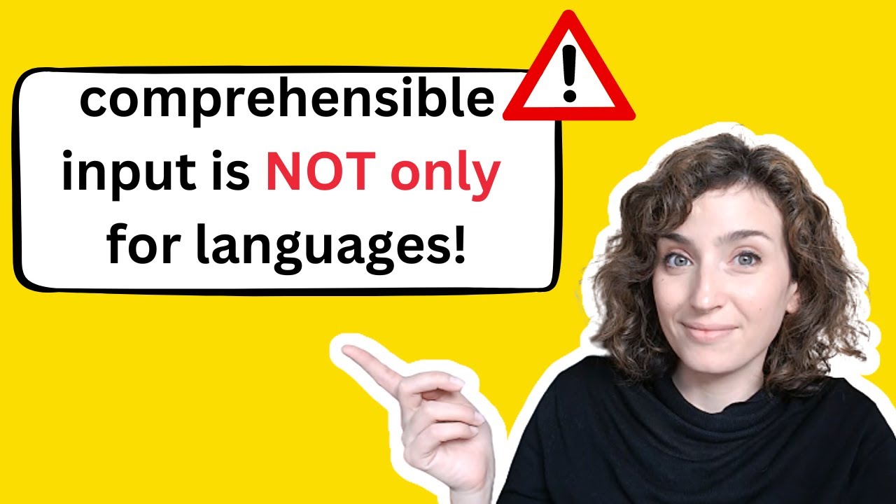 The comprehensible input method is NOT ONLY for language learning!? - YouTube