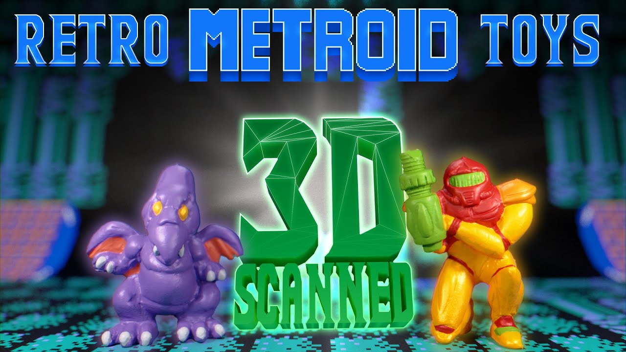 3D Scanning Metroid Toys - Rare Vintage Keshi Figures Scanned and ...