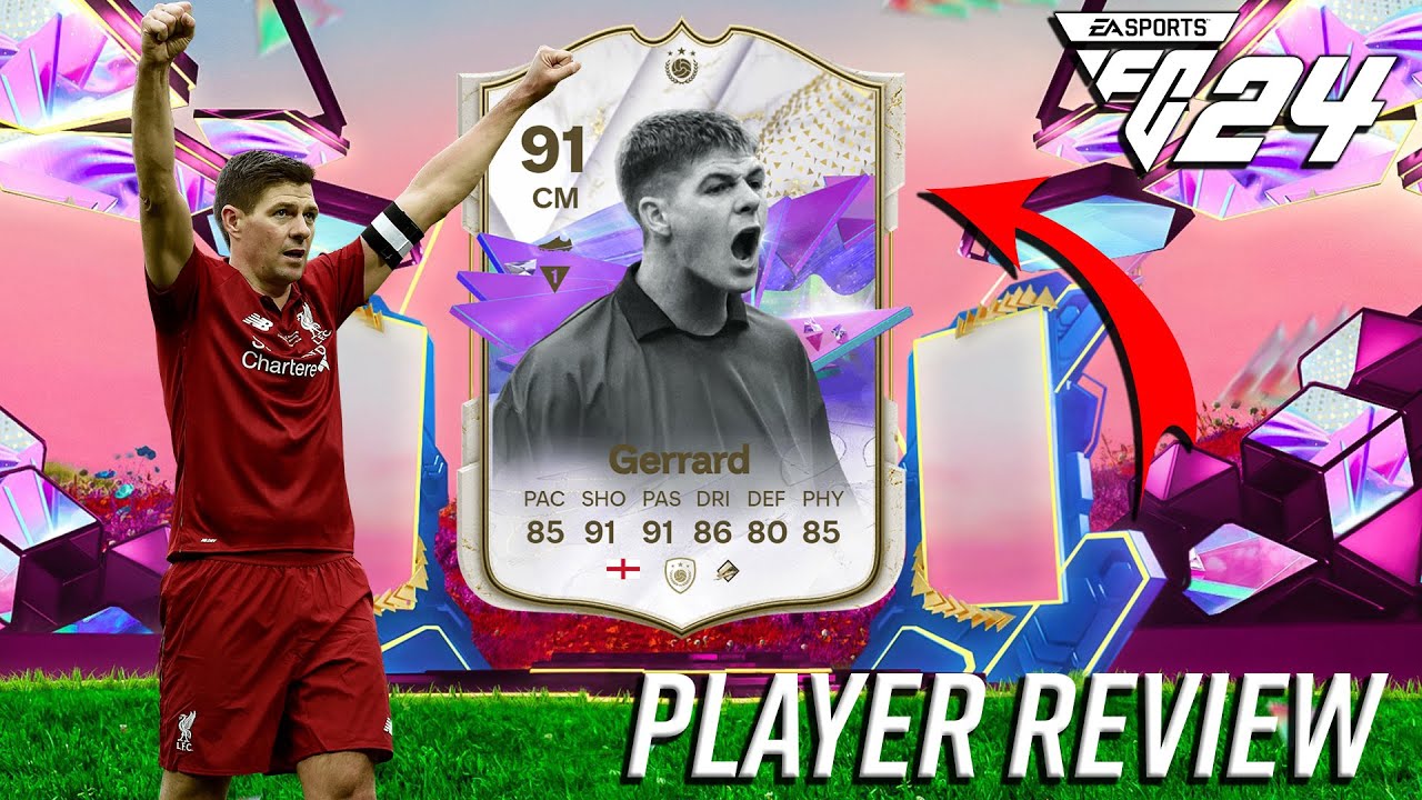 THE BEST BOX TO BOX MIDFIELDER?! 91 FUTURE STARS ICON GERRARD PLAYER ...