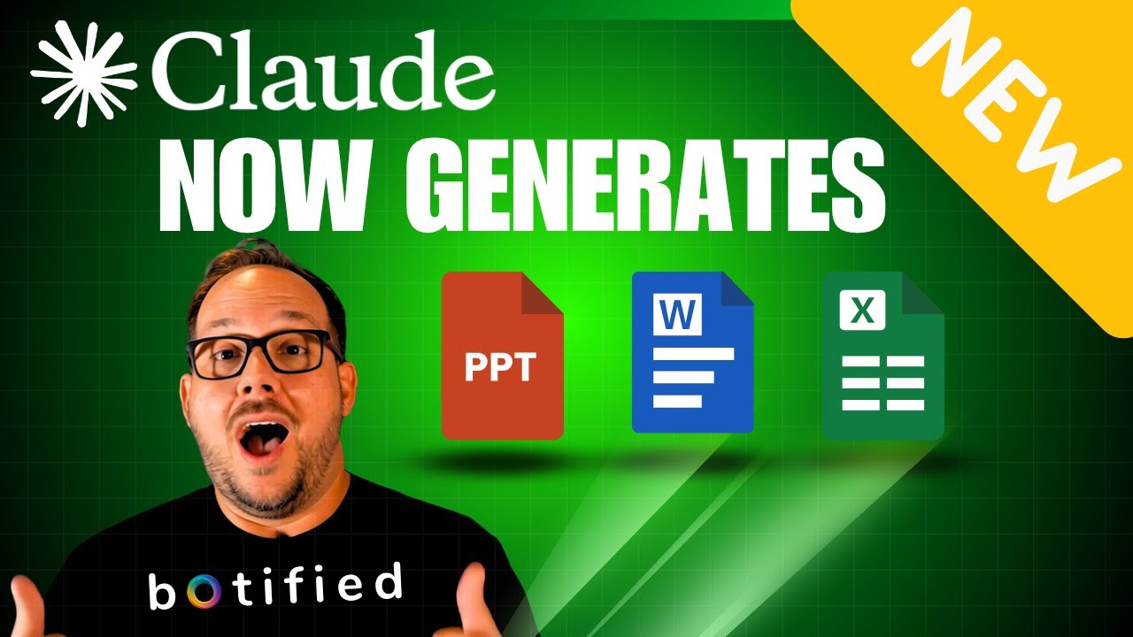 Watch Claude Create and Edit PowerPoint, Excel and Word docs (NEW Early ...