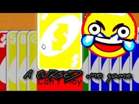 a CURSED uno game - YouTube