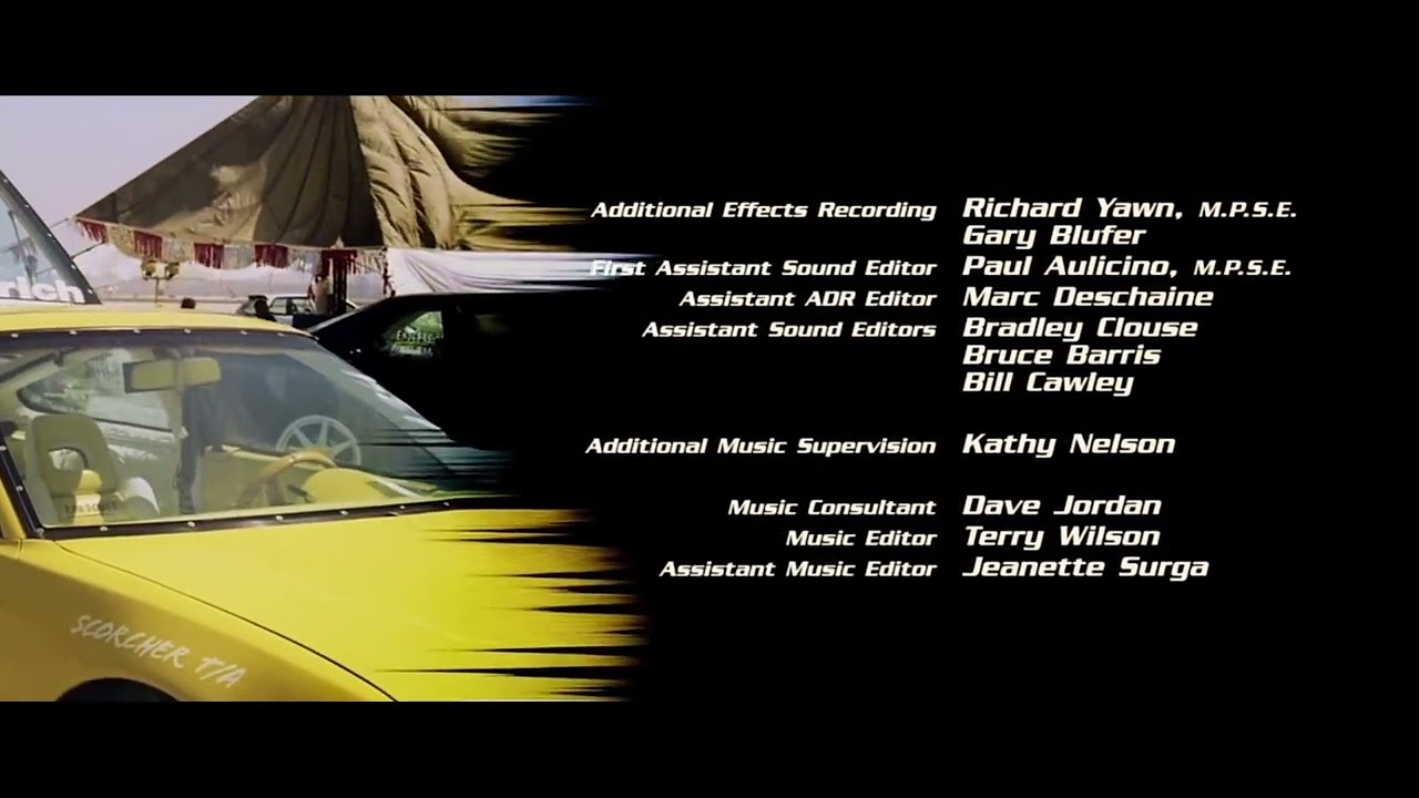 Fast & Furious (2001) End Credits - YouTube
