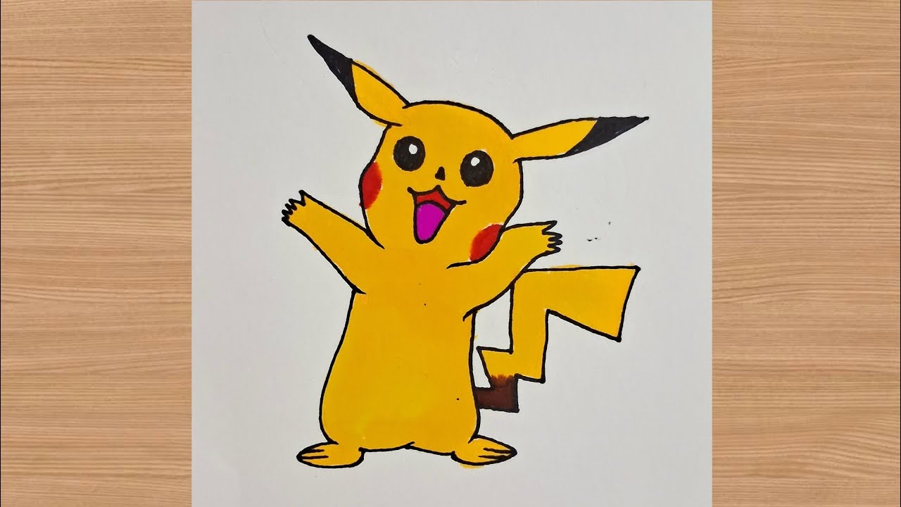 How To Draw Pikachu | Pokemon - Easy Step By Step Tutorial - YouTube