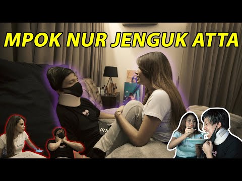 Aurel jenguk atta, so sweeeeet 💜💜💜