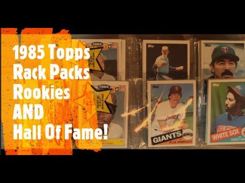 1985 Topps Baseball Rack Packs | Rookie Cards and Baseball Greats ...