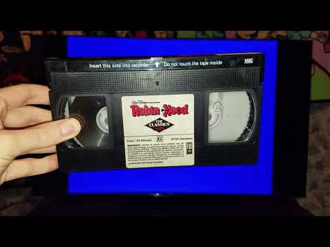 Rewinding A VHS: Robin Hood 1984 VHS (Version #1)