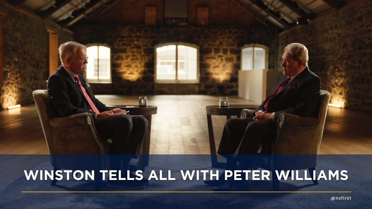 Rt Hon Winston Peters tells all with Peter Williams - YouTube