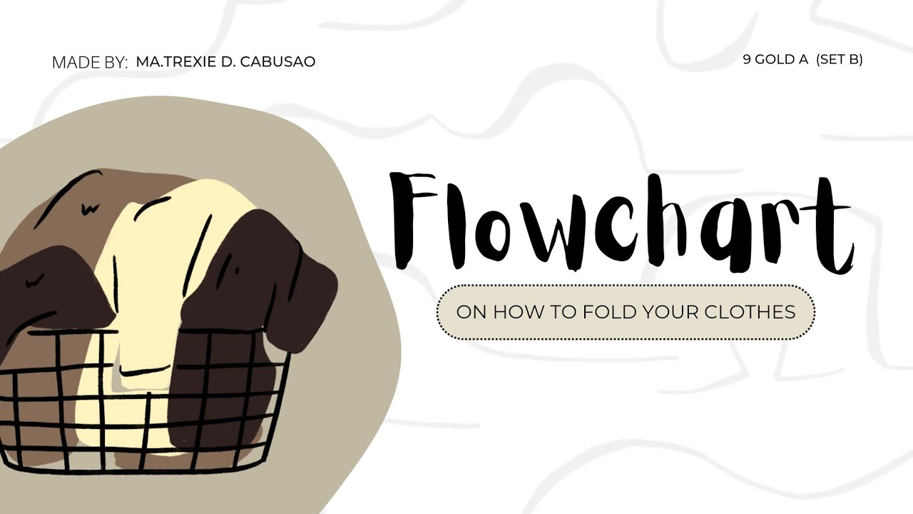 A simple Flowchart on how to fold your shirts and pants. - YouTube