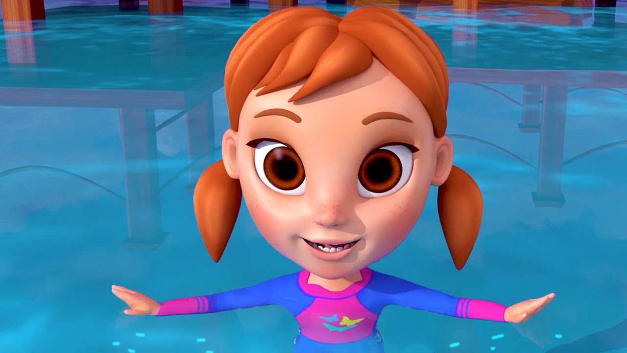 Swimming Pool Song Nursery Rhymes - YouTube