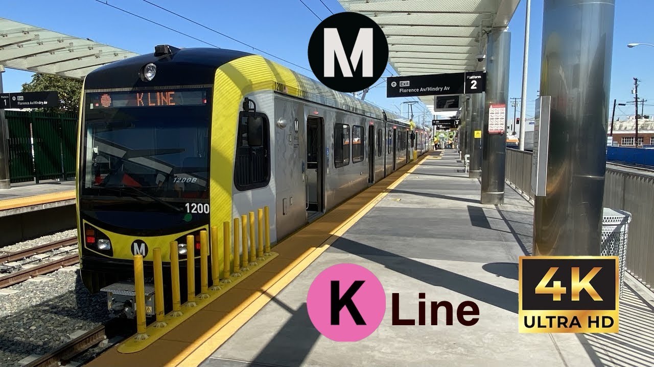 Full journey on the Metro K Line from Crenshaw District to Westchester ...