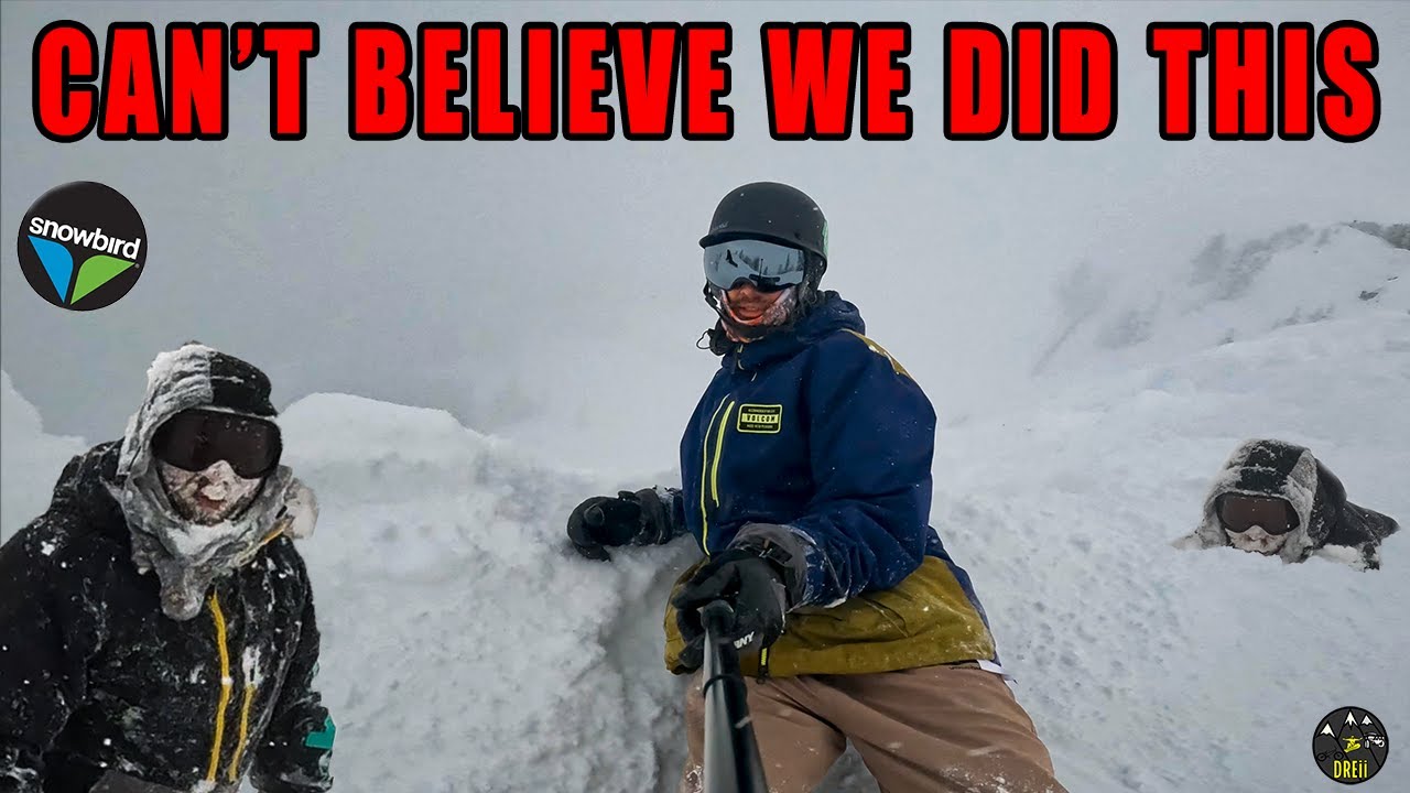 The GNARLIEST POWDER DAY at snowbird!! - YouTube