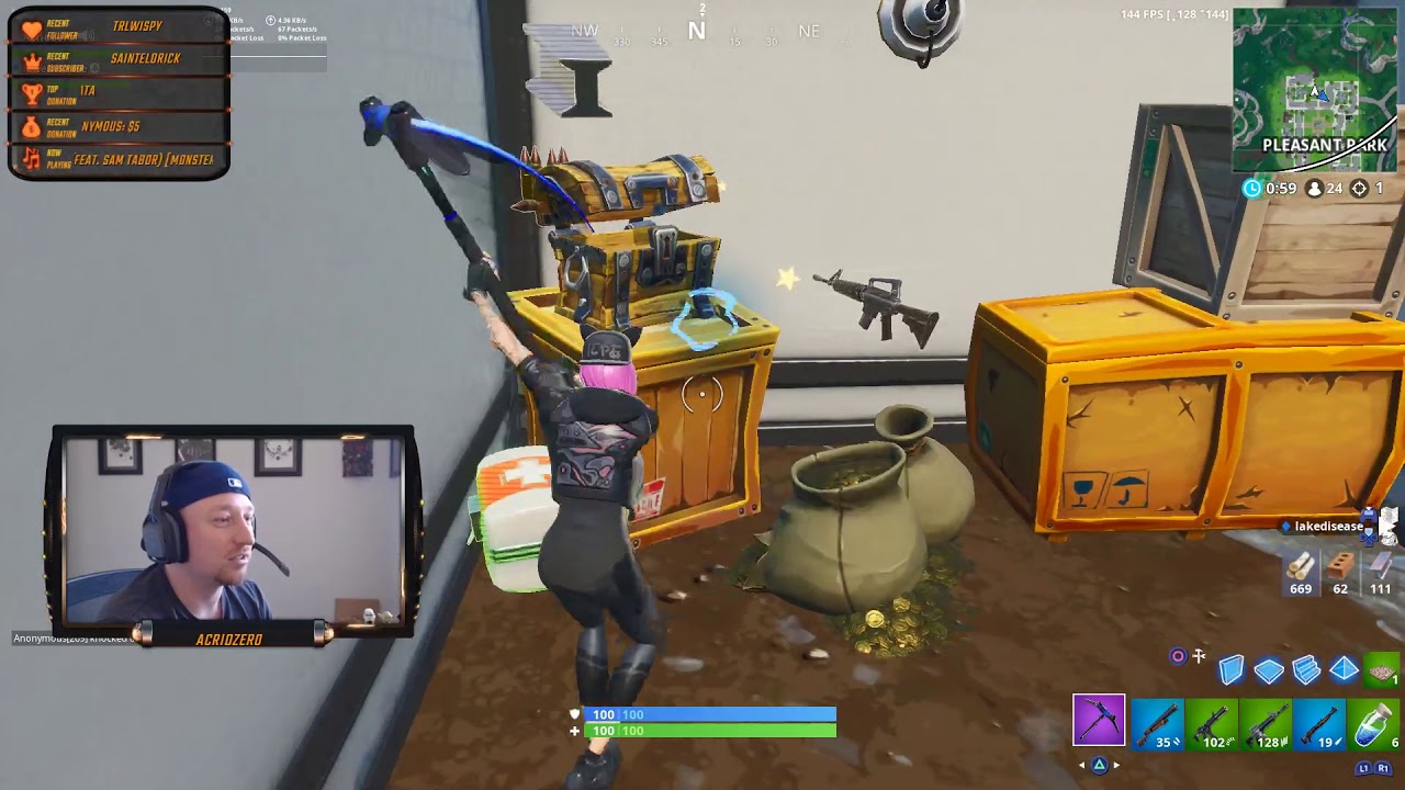 Finding the secret base in Pleasant Park - YouTube