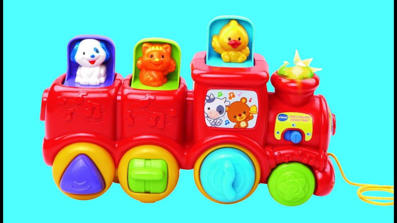V Tech Roll & Surprise Animal Train - YouTube