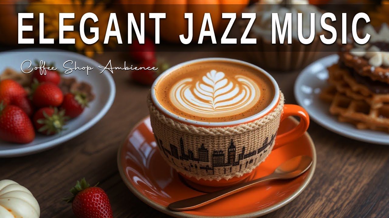 Elegant Jazz Music☕ Bossa Nova Instrumental & Relaxing Jazz Cafe Music ...