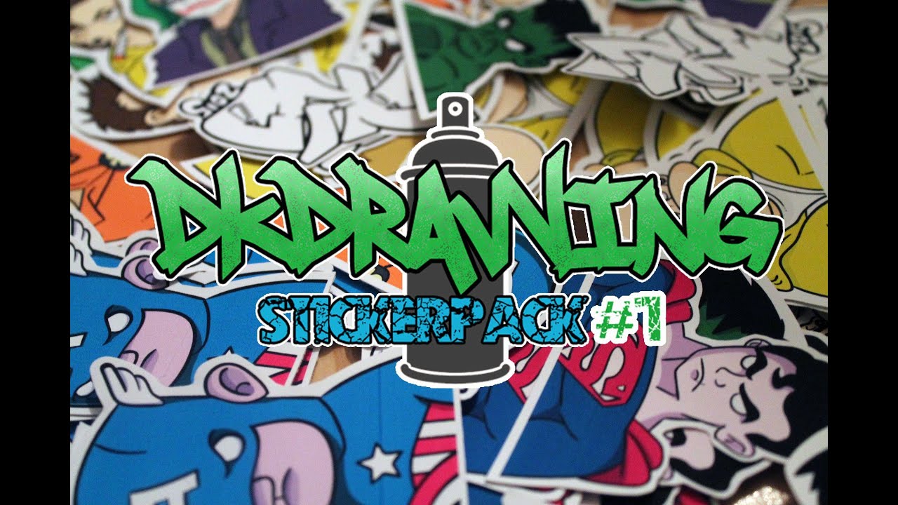 DKDrawing Sticker Pack #1 - YouTube