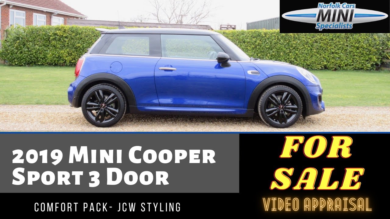2019 Mini Cooper Sport Starlight Blue - YouTube