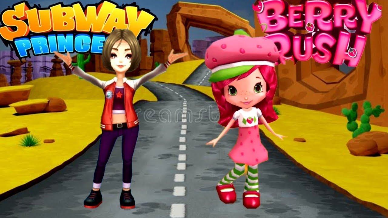 2 Girls Run Race !!! Subway Princess Runner VS Berry Rush | Android/iOS ...