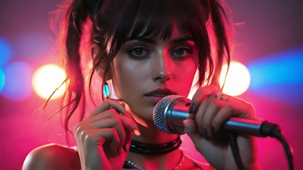 my first mv attempt "neon voice" - YouTube