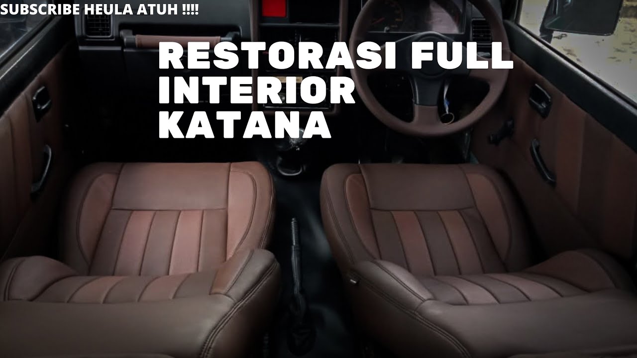 SUZUKI KATANA !!! ROMBAK FULL INTERIOR WITH BAHAN MICROFIBER || 80% ...