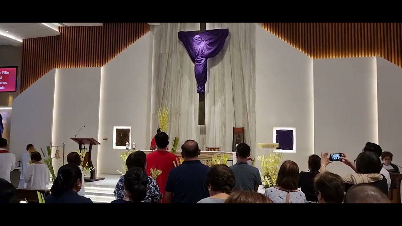 Catholic Rite Blessing of the Palms - YouTube