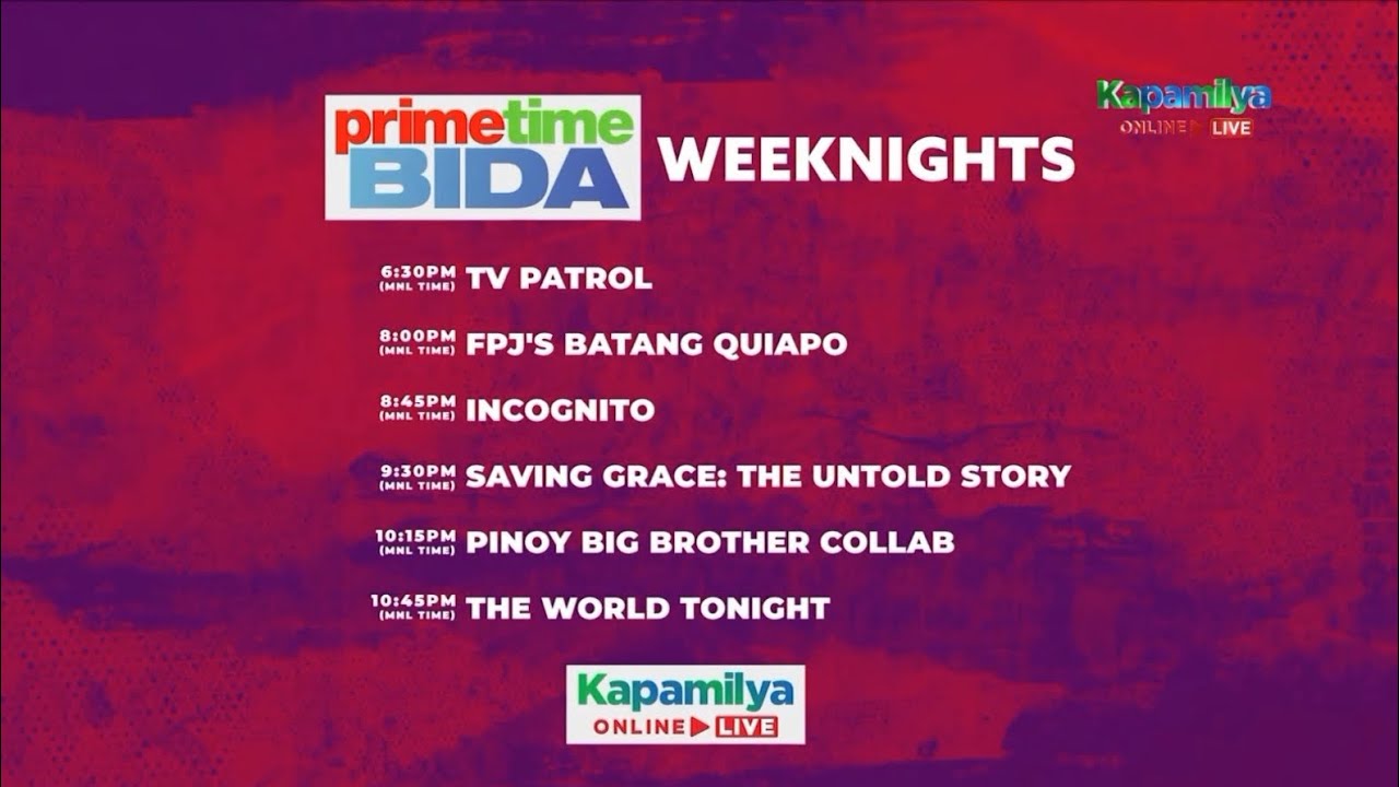 Kapamilya Online Live: Primetime Bida Weeknights This Week May 19-23 ...