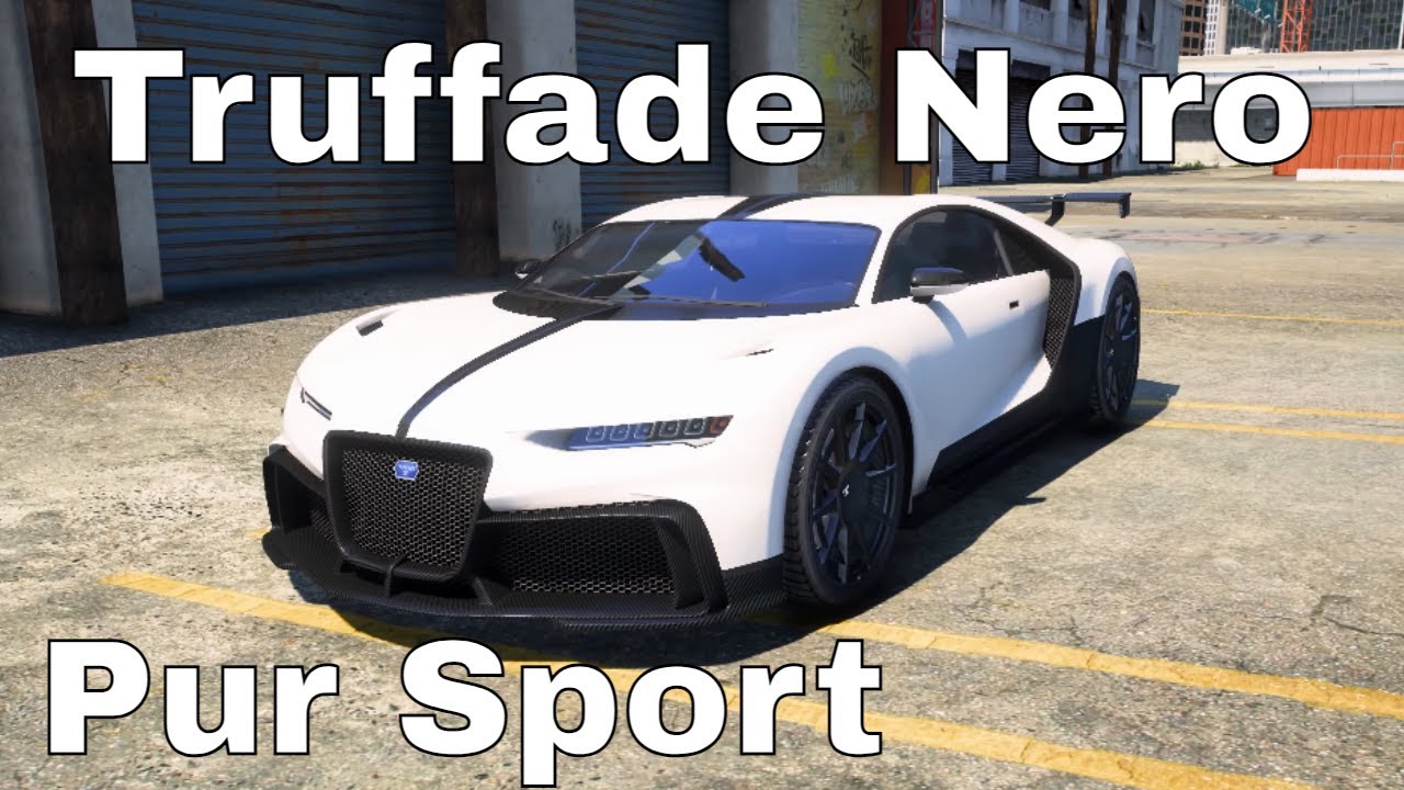 GTA 5 LORE CARS - TRUFFADE NERO PUR SPORT CUSTOMIZATION (BUGATTI CHIRON ...
