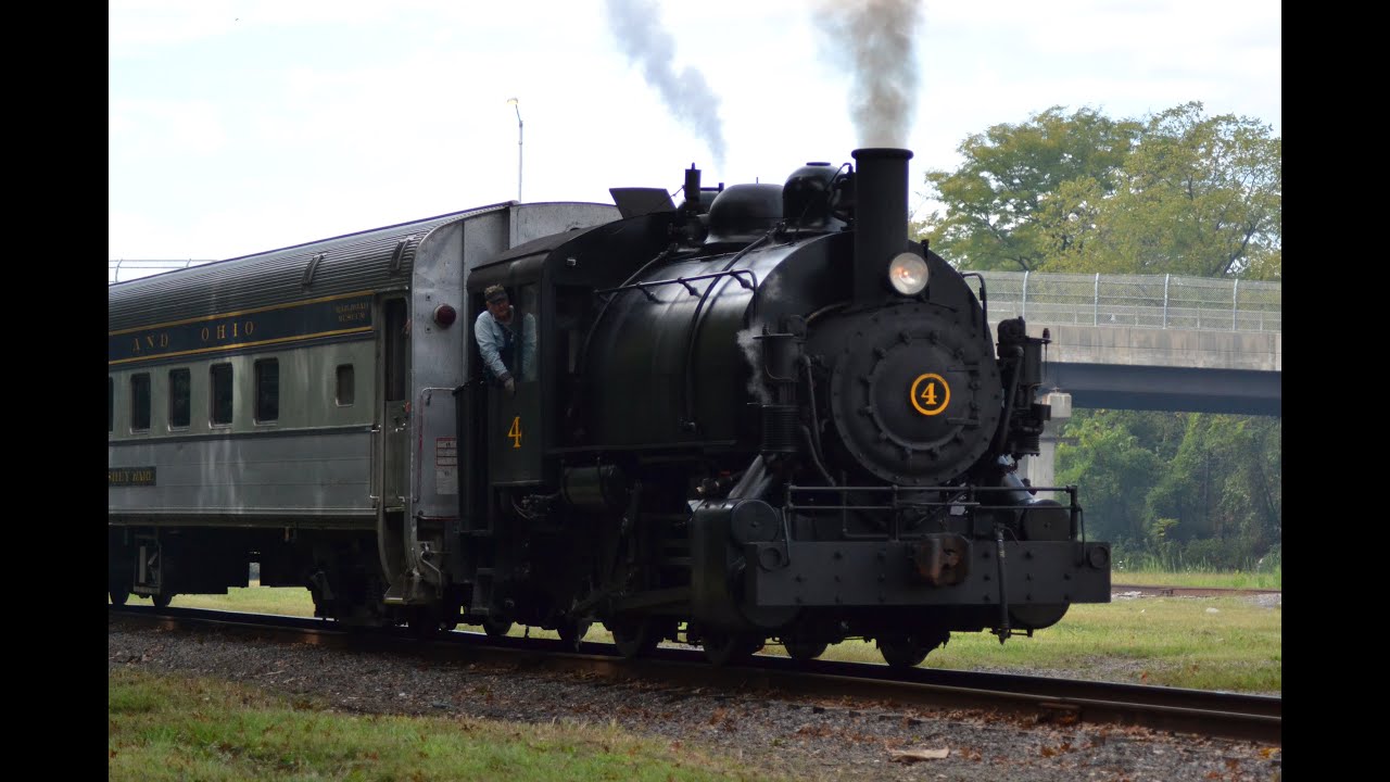 Baltimore & Ohio Railroad Museum Steam Train - YouTube
