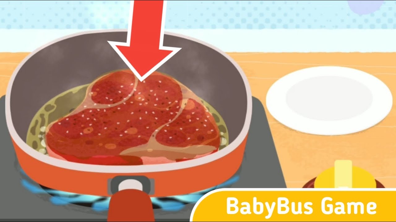 Permainan Masak Masakan Bayi Panda Kiki dan Miu Miu | Game | Babybus ...