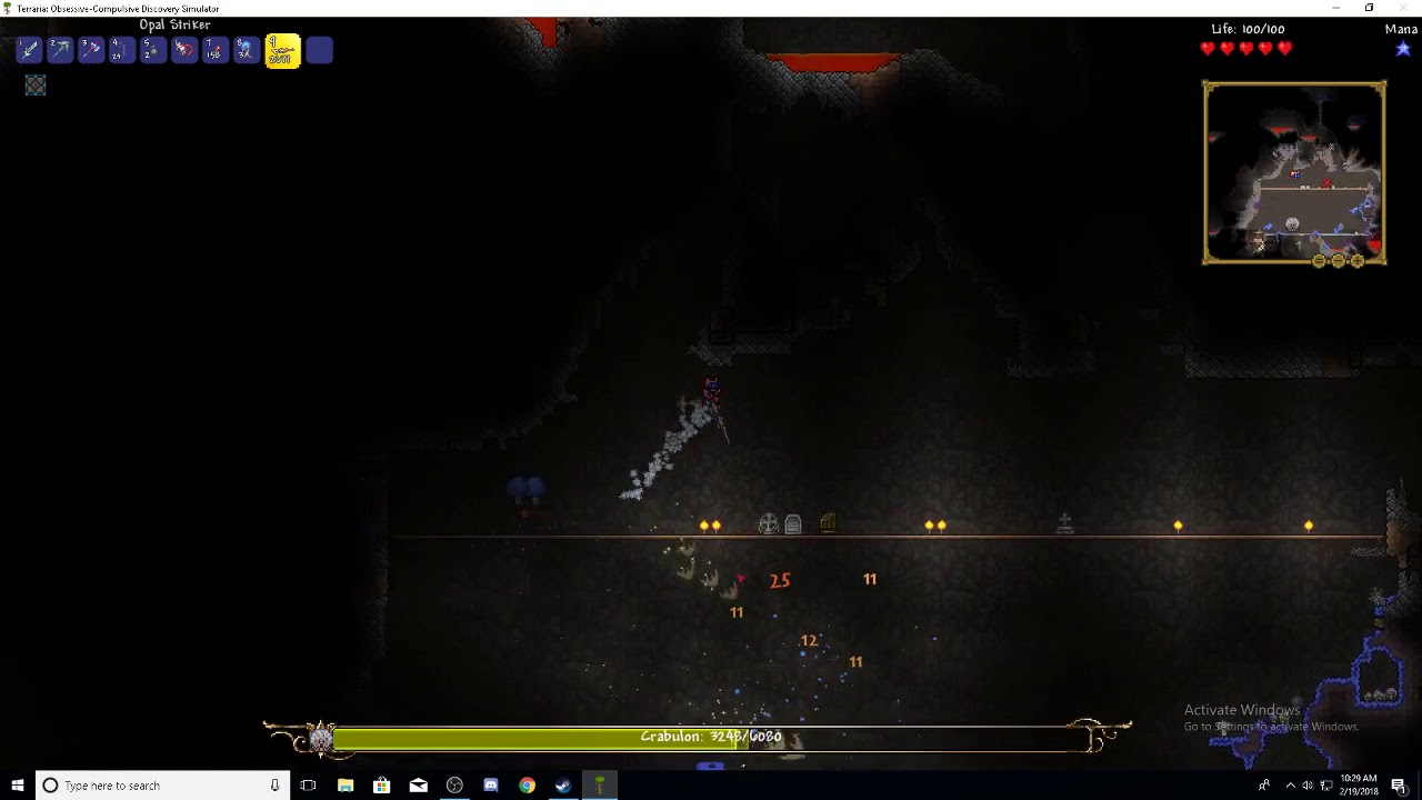 Terraria Calamity Mod | Expert Mode Crabulon (No-hit) - YouTube