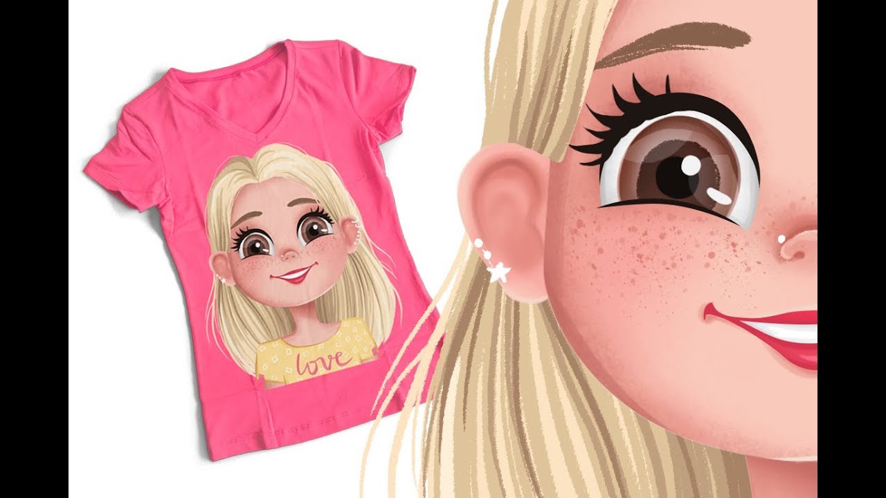 Girl portrait creator / Конструктор персонажей - YouTube