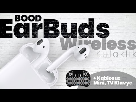 MİGROS'TAN BOOD EARBUDS WİRELESS KULAKLIK VE MİNİ TV KLAVYE İNCELEME I AİRPODS ÇAKMASI