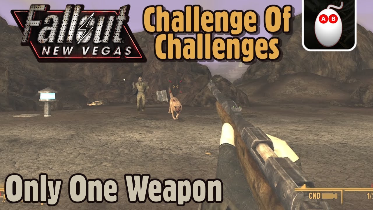 Fallout New Vegas - Challenge Of Challenges - Only One Weapon - YouTube