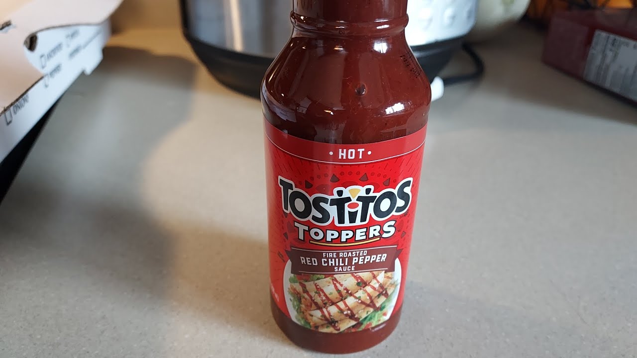 Trying Tostitos Toppers Fire Roasted Red Chili Pepper Sauce ( Hot ...