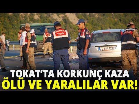 Tokat Pazar'da Trafik Kazası, Traktör Şarampole Yuvarlandı: 3 Ölü
