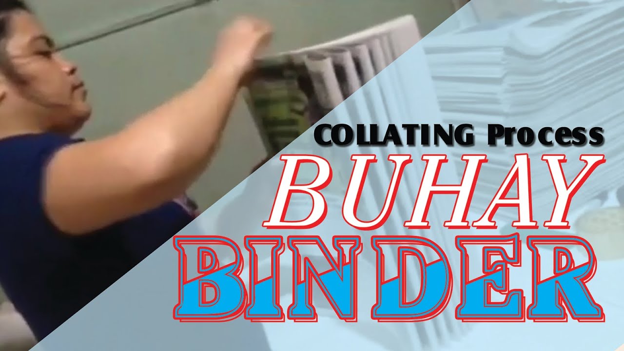 BINDERY PROCESS (imprenta) - YouTube