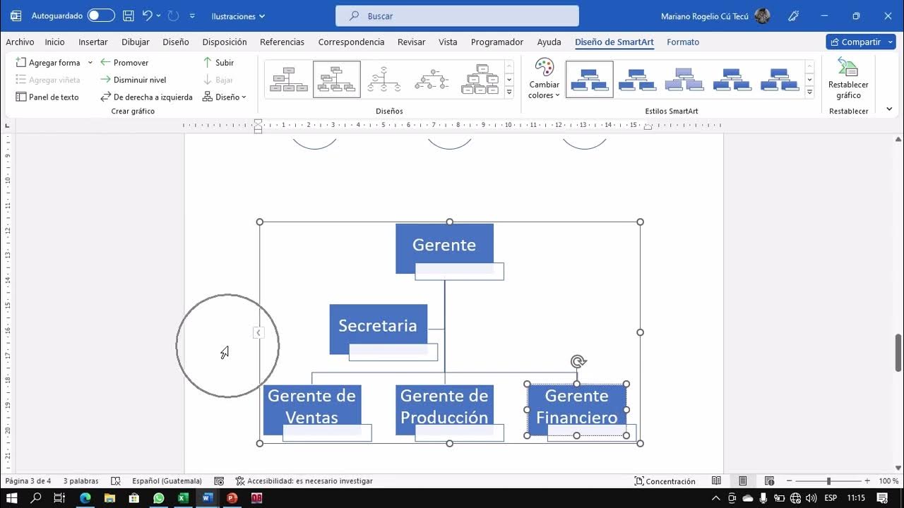 SmartArt Jerarquía - YouTube