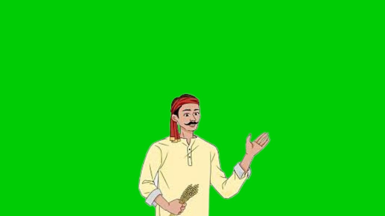 Green screen farmer no copyright | green screen farmer cartoon ...