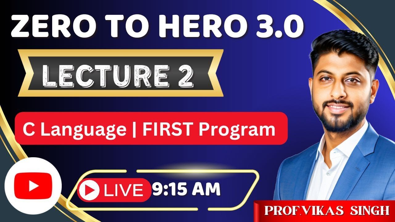 Lecture 2 First Program In C Hello World Getch Header Files