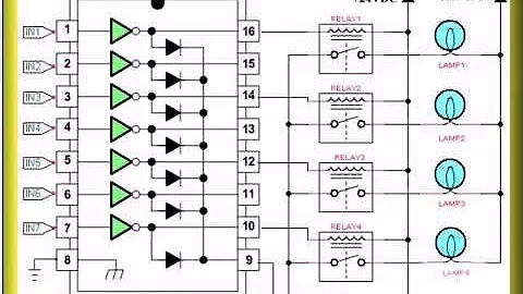 ULN2003A Seven Darlington Array: Pinout, Features and Datasheet