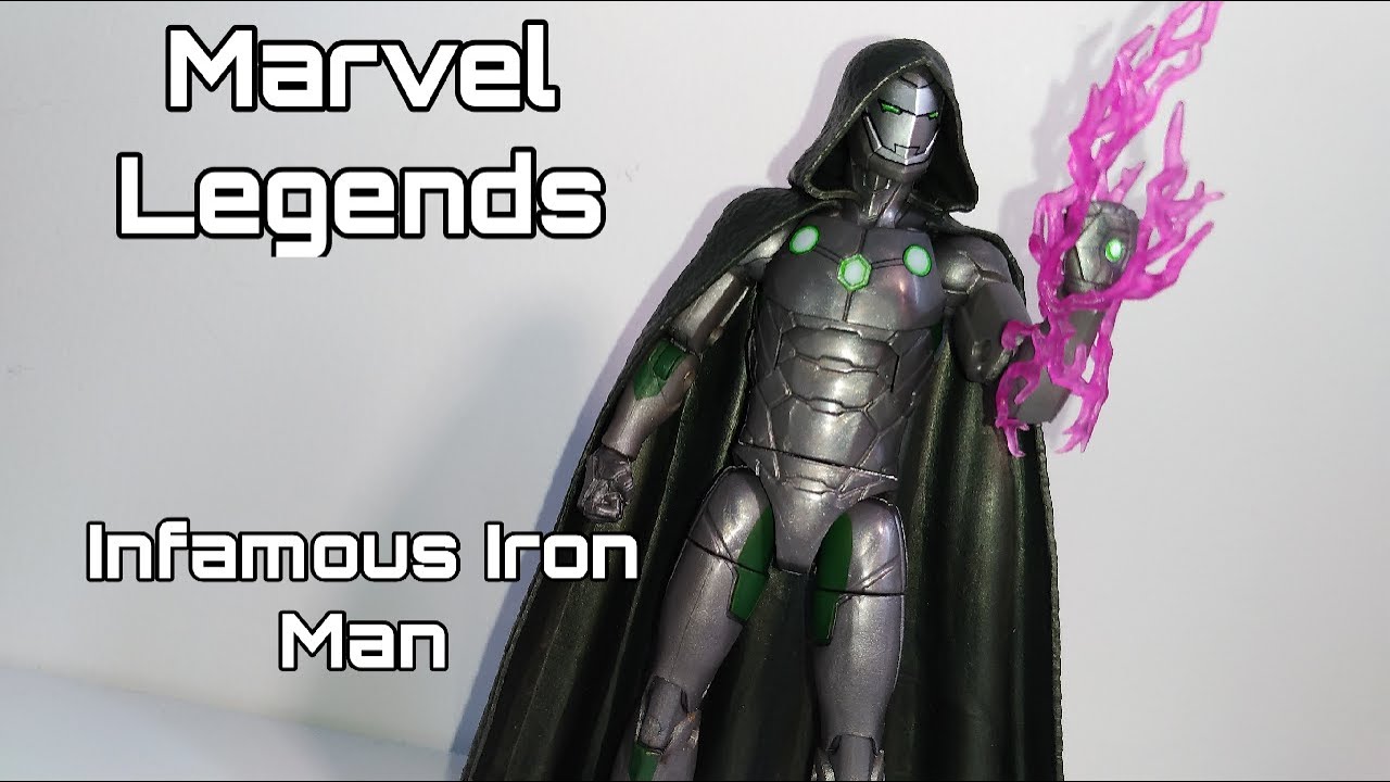 Infamous Iron Man - Marvel Legends Exclusive Action Figure Review - YouTube