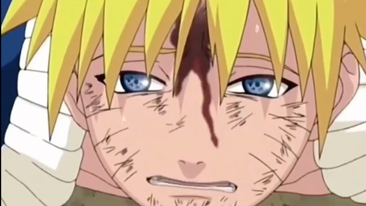 Young Naruto Uzumaki Crying