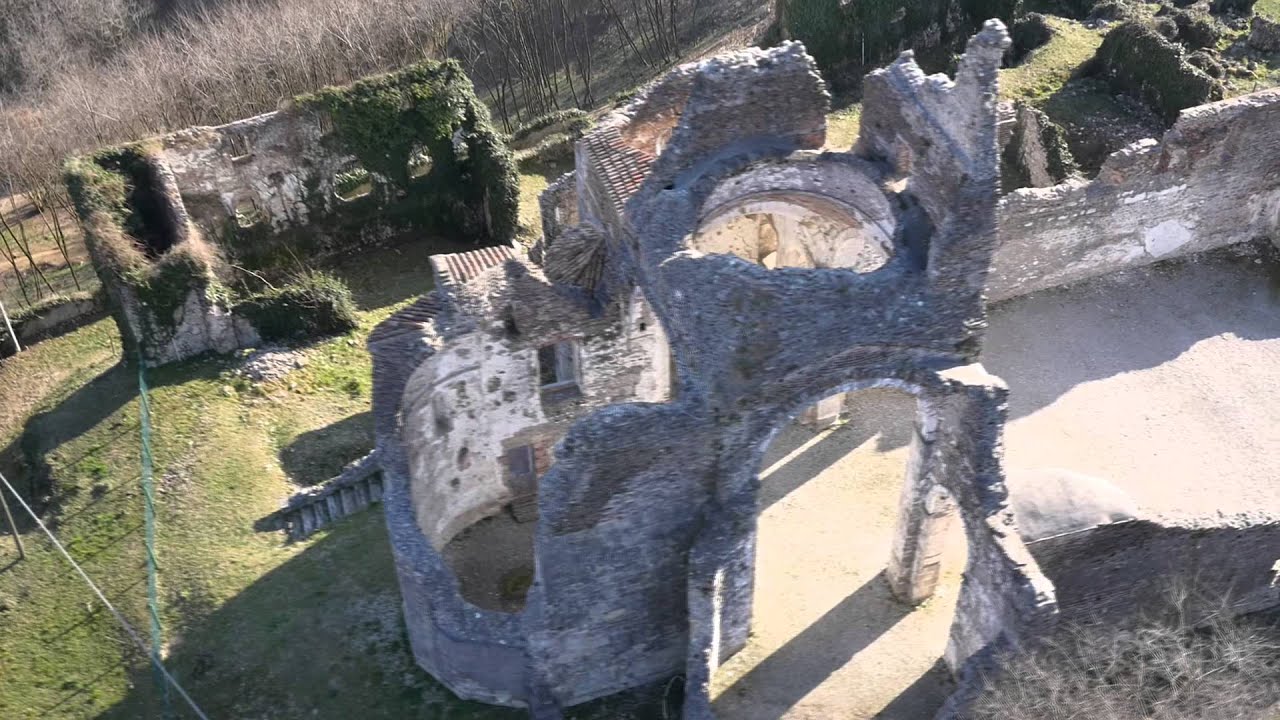 Abbazia di Nervesa vista dal drone remotom - YouTube