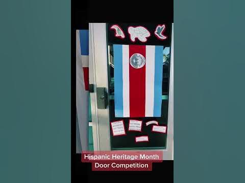 Hispanic Heritage Month Door Decorating Competition - YouTube